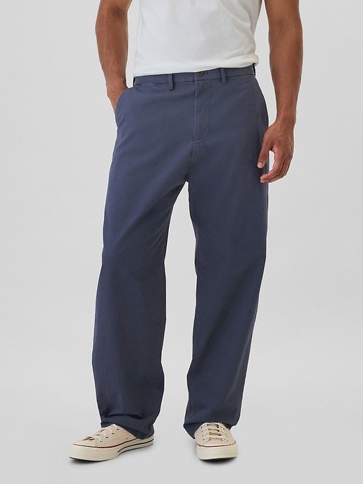Gap Flex Essential Khakis Baggy Fit Gap Flex休闲卡其裤 宽松版 $19.19 超值好货 | 加拿大省钱快报