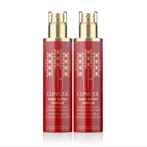 史低价：Clinique 倩碧 2023 限量镭射瓶100mlx2瓶$156(原$390) 4折+送8件套+抗老2件套