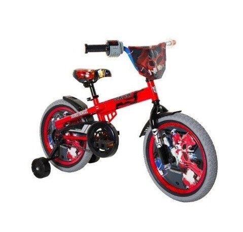 Transformers Boy's 16-Inch Optimus Prime Bike, Red/Black/Blue $60.20