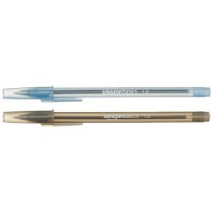 AmazonBasics Ballpoint Pens 1.0mm - Pack of 100 $5.49