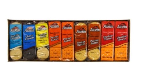 Austin Cookies and Crackers Variety Pack, 45 Count $6.70