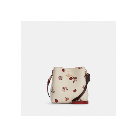 COACH® Outlet | Mini Town Bucket Bag With Ladybug Floral Print COACH ...