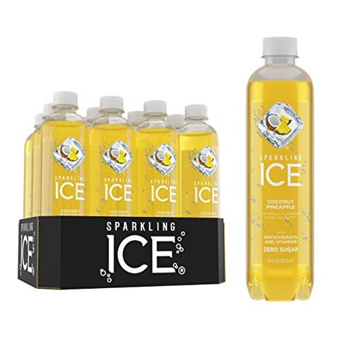 Sparkling Ice Coconut Pineapple Sparkling Water Sparkling Ice 菠萝椰子 500ml 12瓶 零卡零负担 9.79 超值好货 ...