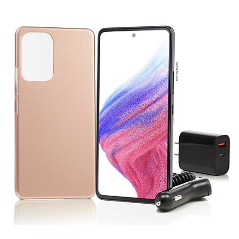 QVC Samsung Tracfone 6.5" Samsung Galaxy A53 5G Phone w/ Unlimited Talk ...