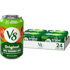 V8 100%蔬菜果汁 11.5 oz 24瓶 $9.44