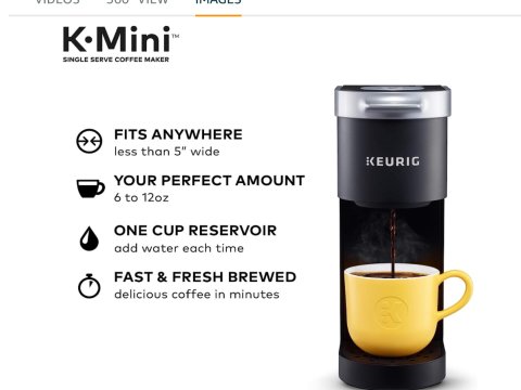 Keurig K- Cup mini官网又降价了 | 社区家居厨卫精选