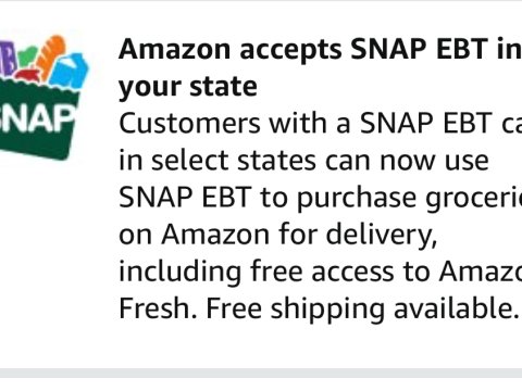 Amazon 收EBT卡啦｜可直接使用fresh加免邮 | 社区校园生活精选