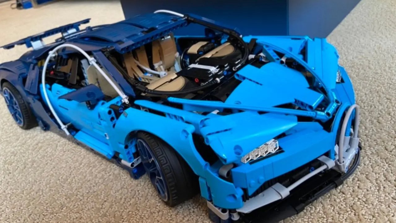 一步步给你看lego布加迪威龙是怎么搭出来的