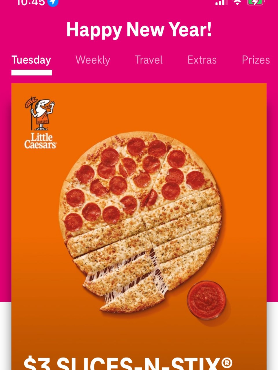 Little Caesar’s 3美元 SLICES-N-STIX° | 晒晒圈精选