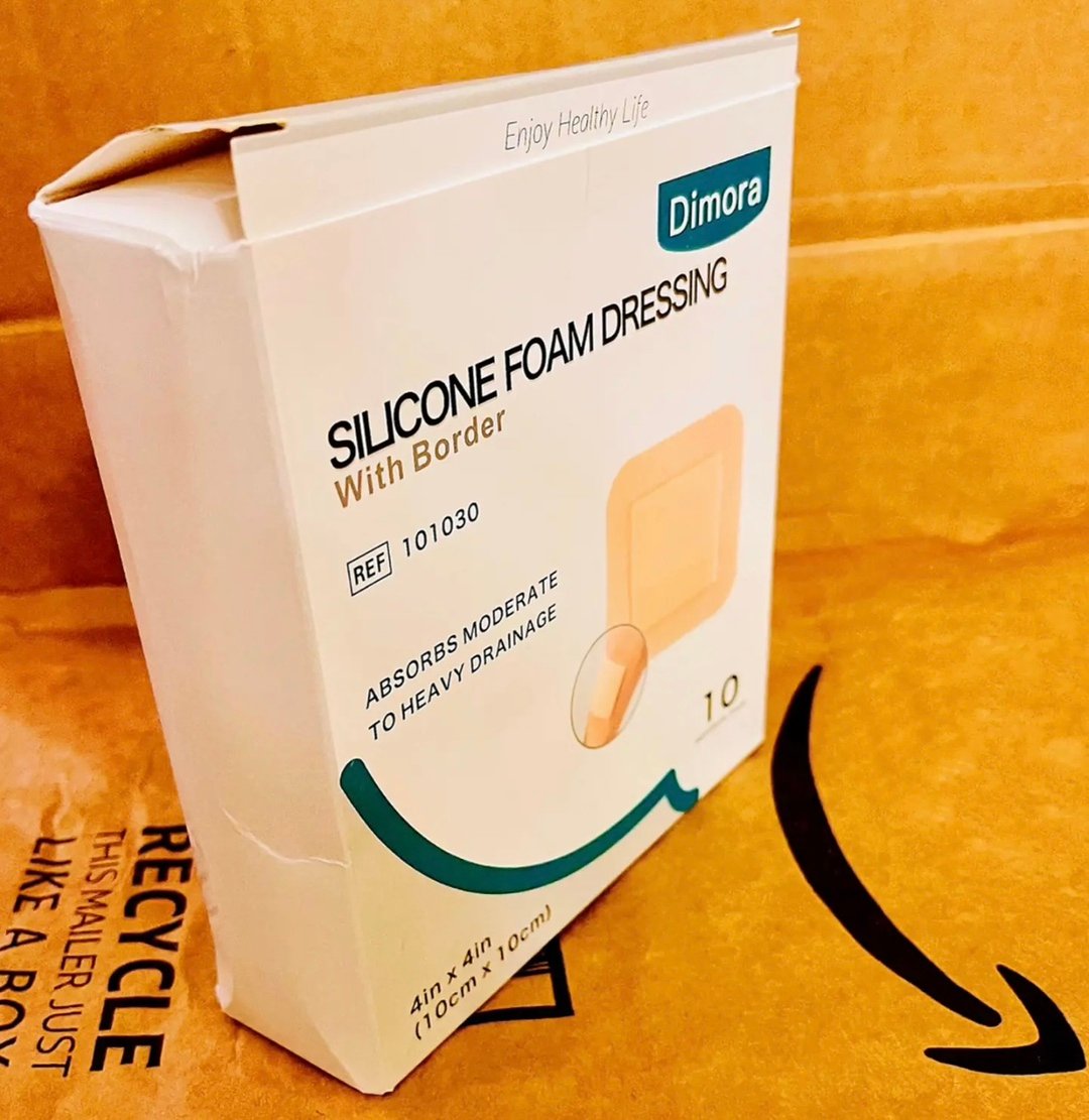 亚马逊淘好物-Dimora带粘边硅胶泡沫高端敷料