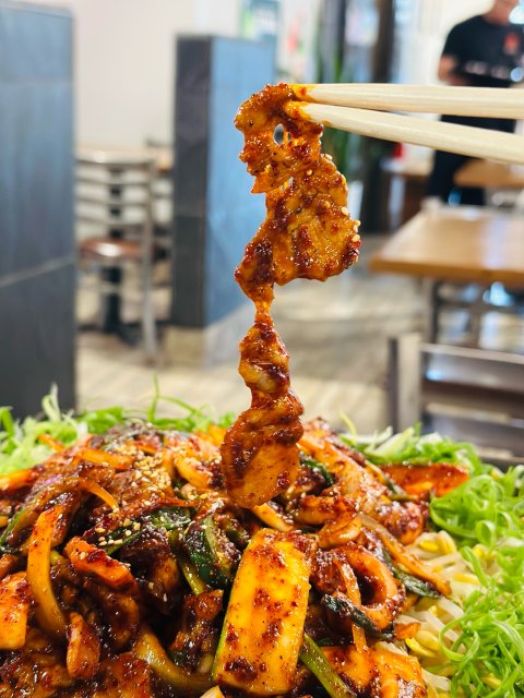 达拉斯maht gaek铁板辣鱿鱼五花肉 | 社区美食精选