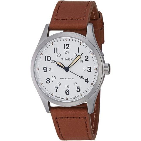 Timex Expedition North Field Post Mechanical Eco-Friendly Leather Strap ...