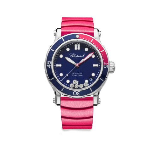 - Happy Ocean Stainless Steel, Diamond, Rubber & Fabric-Strap Watch 快乐 ...