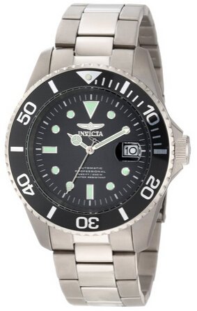 Invicta 0420 Pro Diver男士自动腕表 $99.99包邮(指导价$120.48)