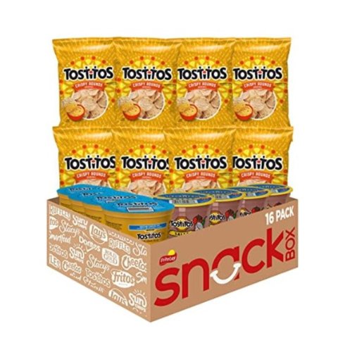 Tostitos Variety Bite Sized Rounds Salsa Cups Nacho Cheese Cups, Chip ...