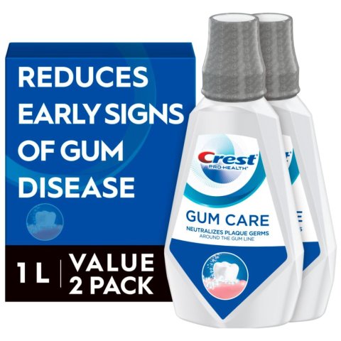 Crest Gum Care Mouthwash, Cool Wintergreen, CPC (cetylpyridinium ...