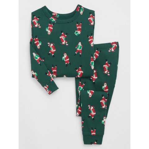 babyGap 100% Organic Cotton Santa PJ Set babyGap 100% Organic Cotton ...
