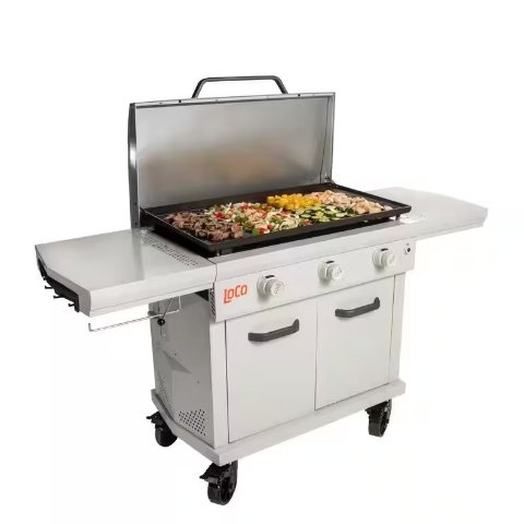 LOCO Series I 36 in. 3-Burner Digital Propane SmartTemp Flat Top Grill