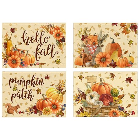 Pinata Fall Placemats Set of 4 $6.65