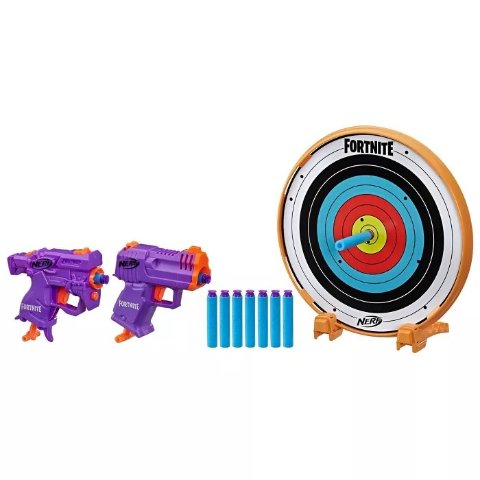 Fortnite Targeting Set with 2 Micro Blasters, 10 suction darts and ...