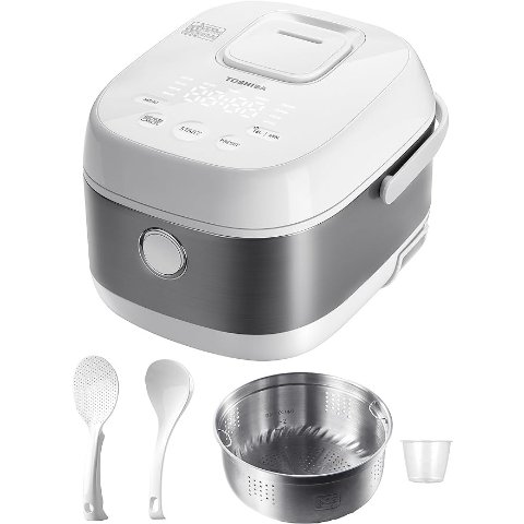 Amazon.com Toshiba Rice Cooker Induction Heating, with Low Carb Rice ...