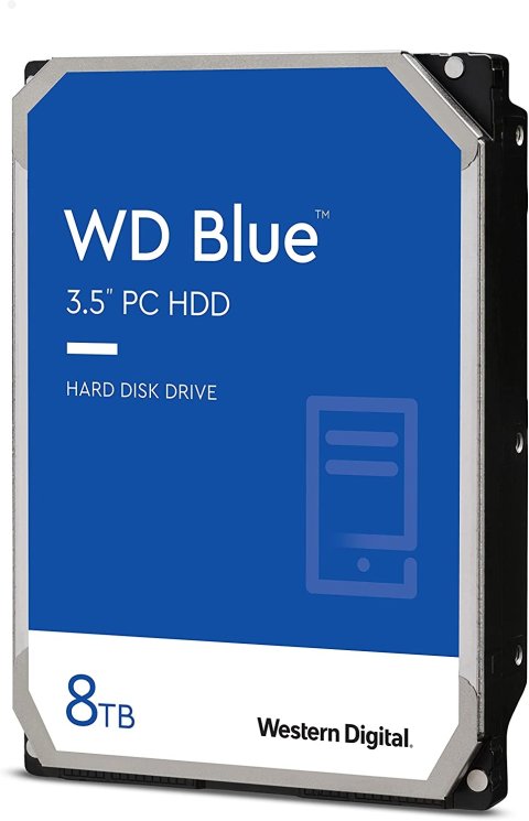 WD Blue 8TB 台式机硬盘 5640RPM CMR 128 $99.99