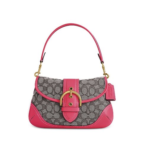Soho Signature Jacquard Small Shoulder Bag 老花单肩包 $245.00 超值好货 | 北美省钱快报