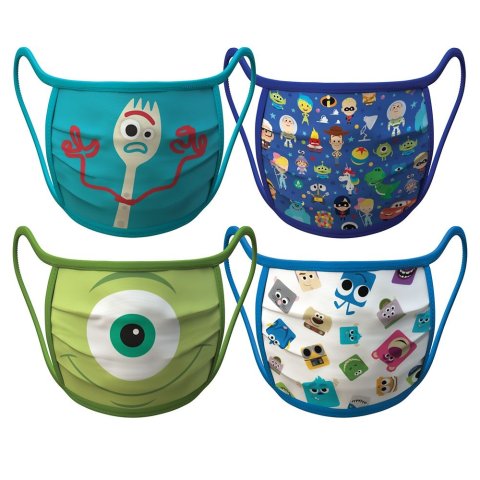 Large – PIXAR Cloth Face Masks 4-Pack Set – Pre-Order | shopDisney ...