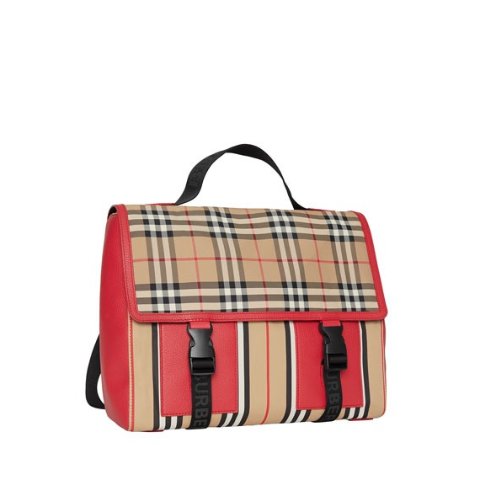 Neiman Marcus Burberry Kid's Check & Icon Stripe Backpack 590.00