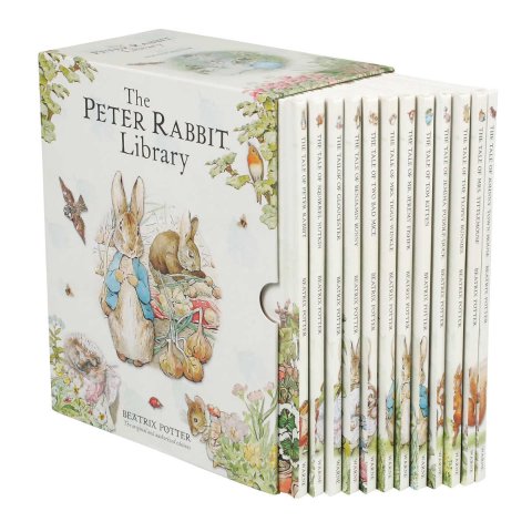 Peter Rabbit Library: 12 Book Box Set Peter Rabbit 故事书套装 24.99 超值好货 ...