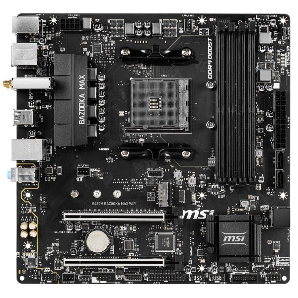 B450M BAZOOKA MAX WI-FI mATX Motherboard B450M BAZOOKA MAX WI-FI mATX ...