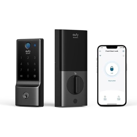 Security Smart Lock C220, Fingerprint Keyless Entry Door Lock, Built-in ...