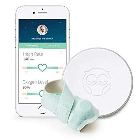 Owlet Smart Sock 2 Infant Heart Rate & Oxygen Monitor Owlet 智能 Sock 2 婴 ...
