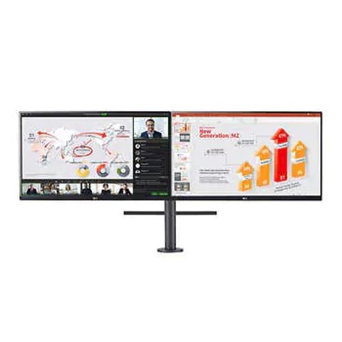 24” Class QHD IPS Monitor Ergo Dual with USB-C and DP Daisy Chain 24” Class QHD IPS 显示器 649.99 ...