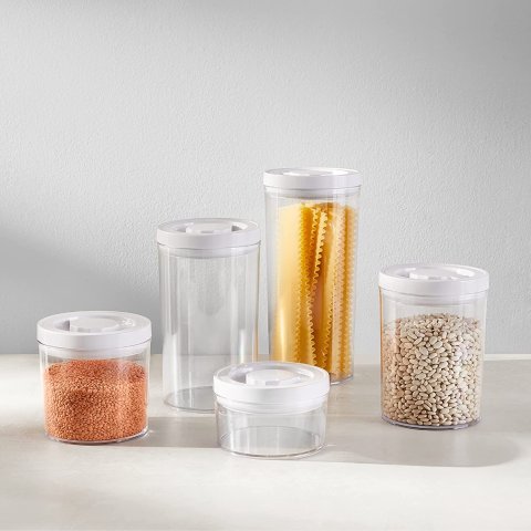 Amazon Basics 10-Piece Round Airtight Food Storage Containers Amazon ...