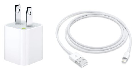 Apple 5W Charger & Apple 1-Meter USB-A to Lightning Cable Bundle $14.99
