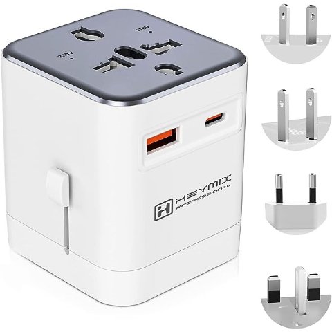 Universal Travel Adapter, International Travel Adapter USB C, Travel ...