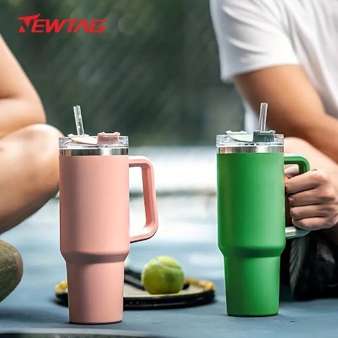 New Tag 40oz 30oz Large Capacity Stainless Steel Vacuum Cup Portable ...