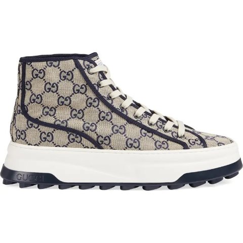 GG Canvas Platform High Top Sneaker (Men) GG 高帮帆布运动鞋 880.00 超值好货 | 北美省钱快报