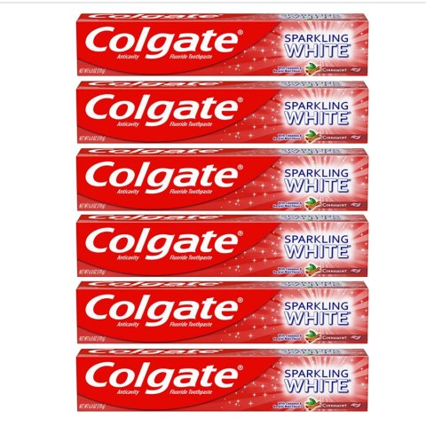 Colgate Sparkling White Cinnamon Toothpaste with Fluoride $7.02