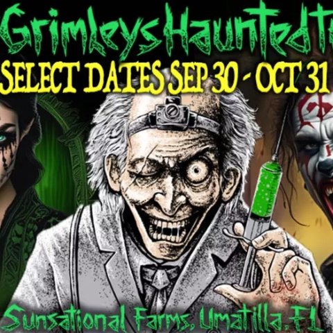 Scream Ticket for One, Two, or Four at Dr Grimleys Haunted Trail (Up to ...