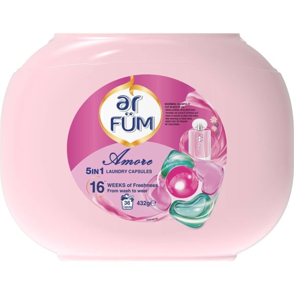 Ar Fum Laundry Capsules Amore 36 Pack | Woolworths Ar Fum 洗衣机凝珠 36 Pack ...