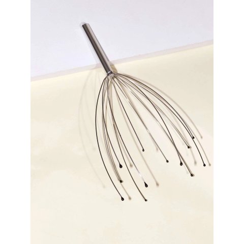 Single silver octopus head octopus massager for natural pain relief in ...