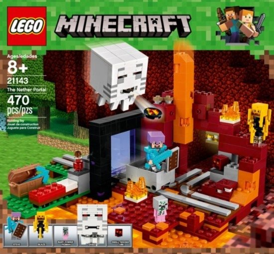 LEGO - Minecraft The Nether Portal 21143 Minecraft 系列 The Nether Portal ...