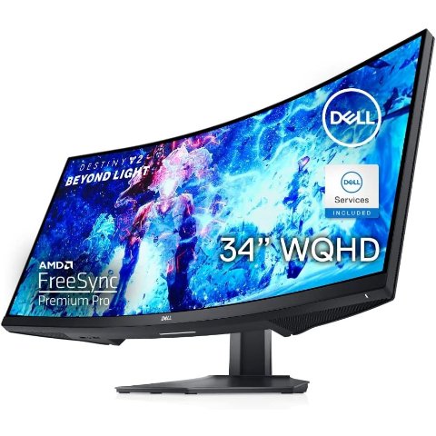Curved Gaming, 34 Inch Curved Monitor with 144Hz Refresh Rate, WQHD ...