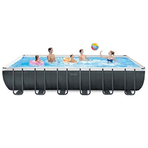 24ft X 12ft X 52in Ultra XTR Rectangular Pool Set with Sand Filter Pump ...