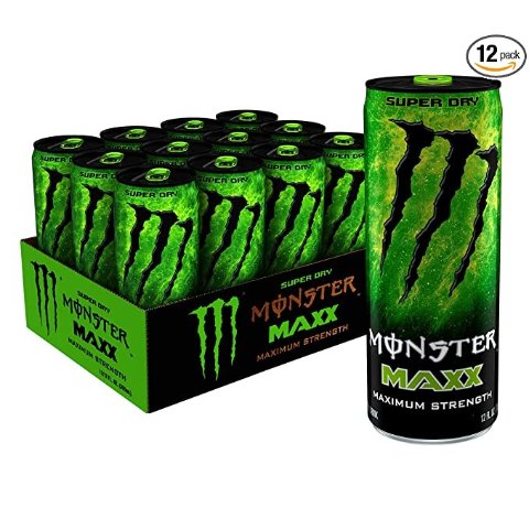 MAXX Monster Super Dry, Maximum Strength, Energy Drink, 12 ounce (Pack ...