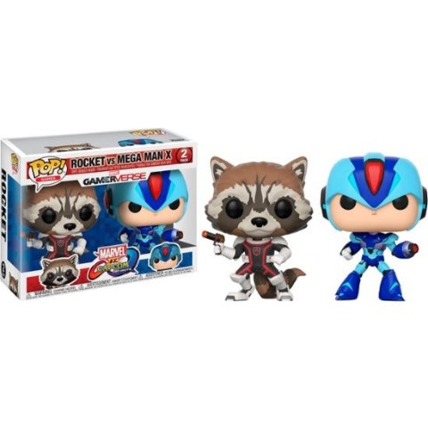 - Pop! Games Marvel vs. Capcom: Rocket vs. Mega Man X (2-pack) - Multi ...