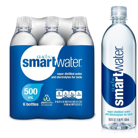 Smartwater 纯净蒸馏水 16.9oz 6瓶 $3.57
