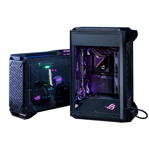 ROG Z11 Mini-ITX/DTX Mid-Tower PC Gaming Case ROG Z11 RGB MINI-ITX机箱 半侧 ...